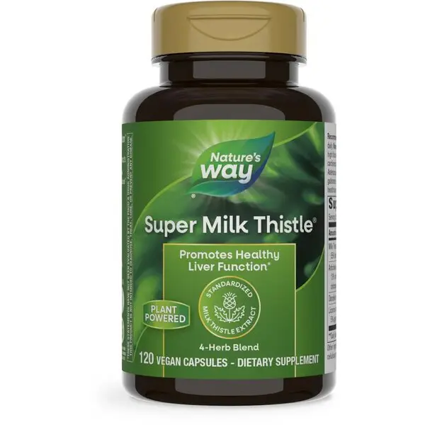 NATURE'S WAY Super Milk Thistle 120 Capsules - One-color