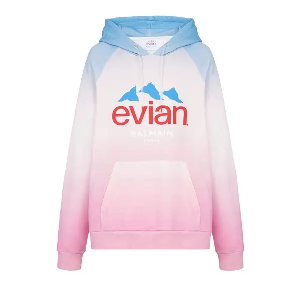 Balmain X Evian Gradient Oversized Hoodie