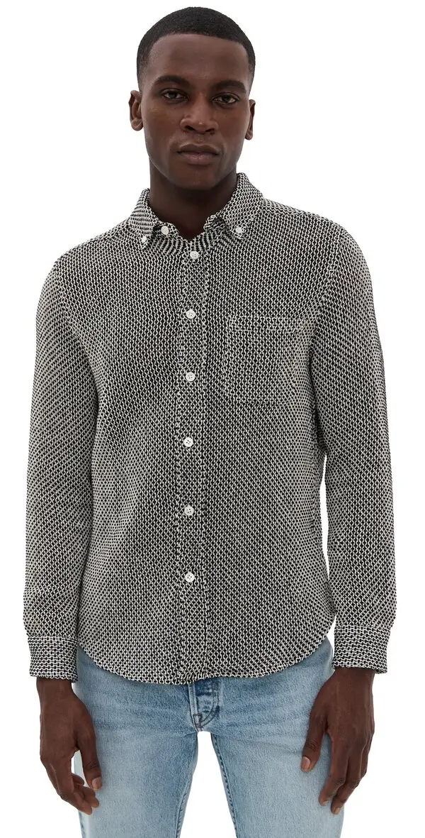 Portuguese Flannel Agora Knit Button Down