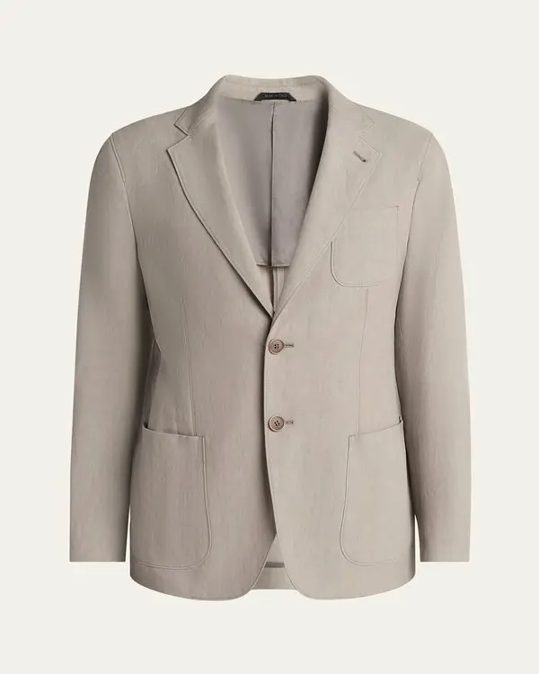 Giorgio Armani Linen Upton Jacket - Multi