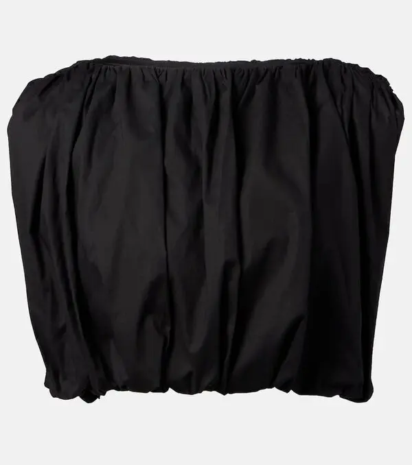 ADRIANA DEGREAS Inamorata Crop Top - Black