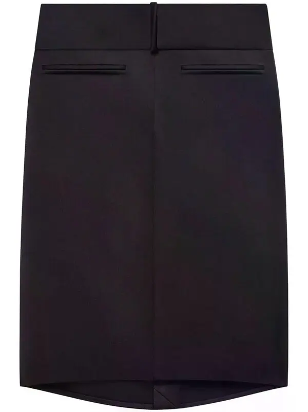 COURREGES Oblique Midi Skirt
