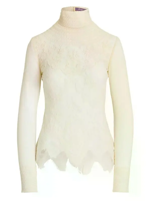 Ralph Lauren Lace-detailing Blouse - Neutrals