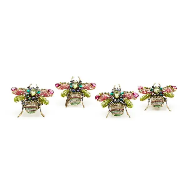 MACKENZIE-CHILDS Set Of 4 Napkin Rings