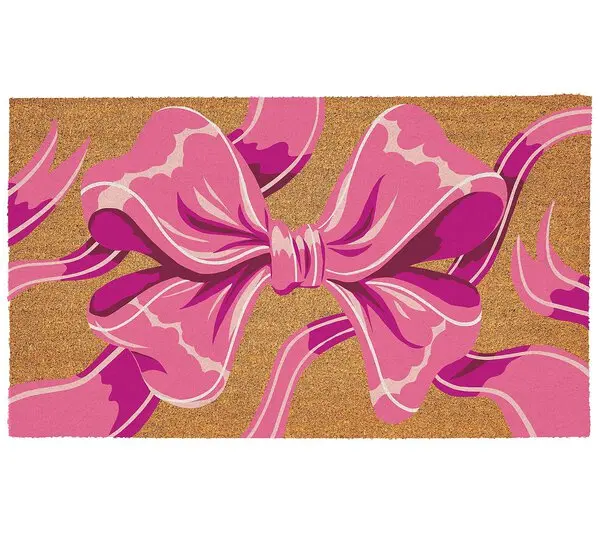 EVERGREEN 30'x18' Bright Bow Coir Doormat