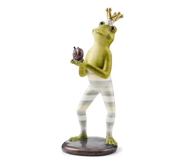 MACKENZIE-CHILDS Exclusive Sterling Check Fergal The Frog
