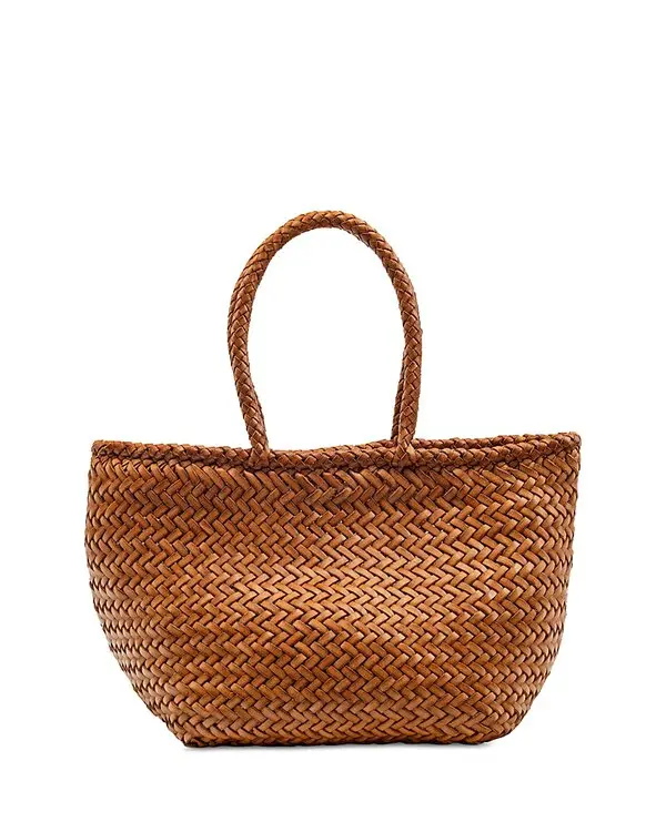 Dragon Diffusion Grace Small Leather Basket - Tan