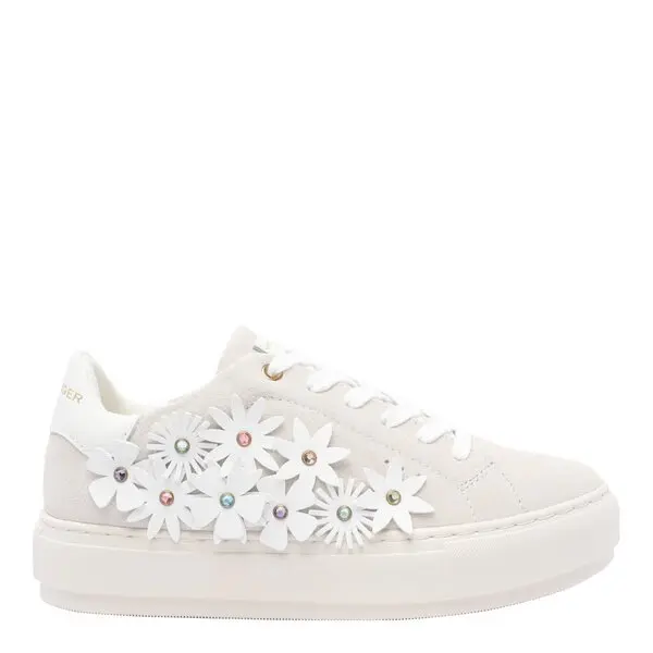 Kurt Geiger Laney Flower Sneakers - White