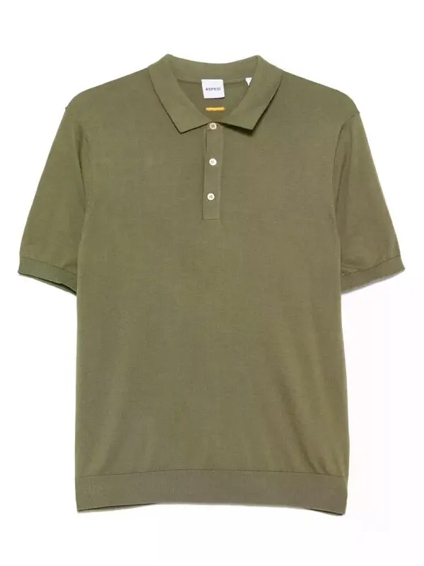 Aspesi Cotton Polo Shirt - Green