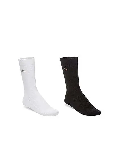 Pink Birkenstock Cotton Ribbed Crew Socks Multi-pack