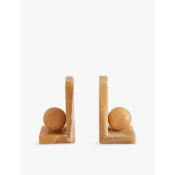 SOHO HOME Prato Onyx Bookends 11cm