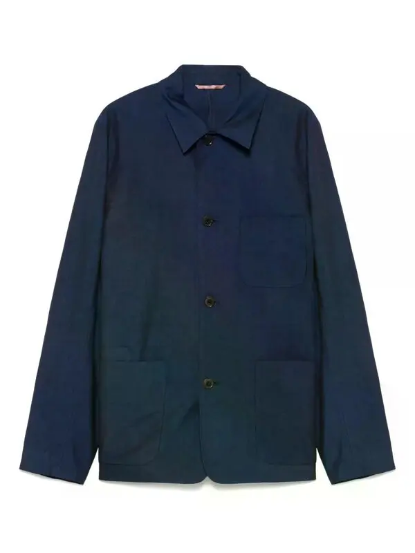 Paul Smith Slub-textured Overshirt