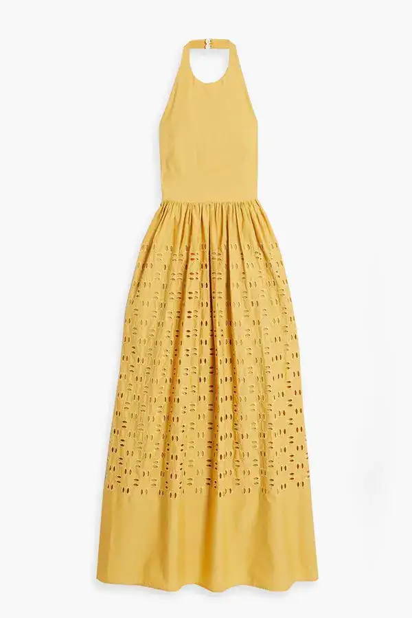 chinese dress ladies Moira Satin Pleated Maxi Dress