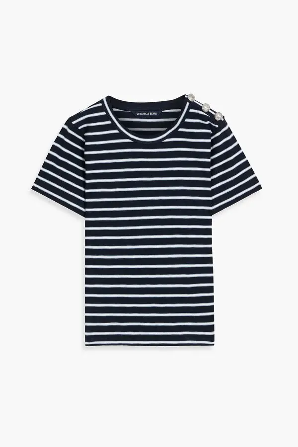 Veronica Beard Carla Striped T-shirt