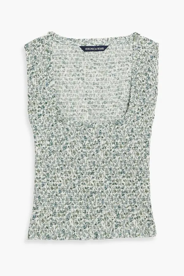 Veronica Beard Needham Floral-print Top