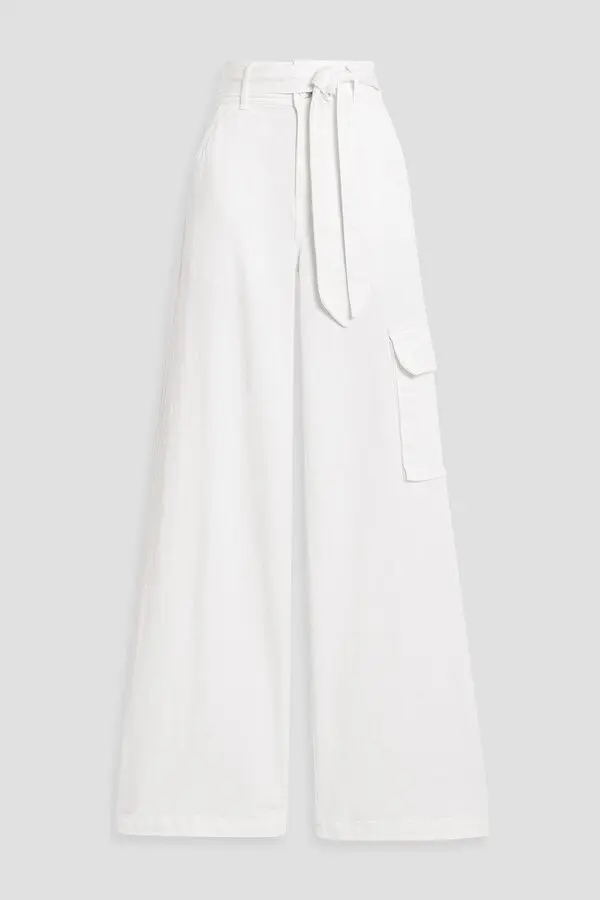 Veronica Beard Belisa High-rise Wide-leg Jeans