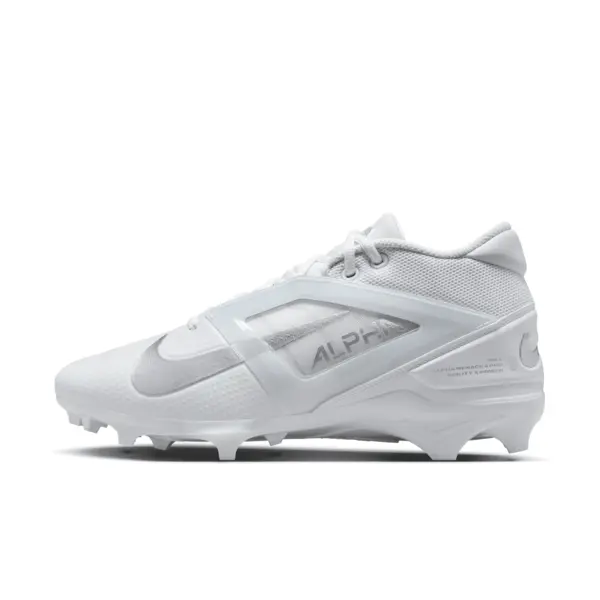 Nike Alpha Menace 4 Pro Football Cleats - White