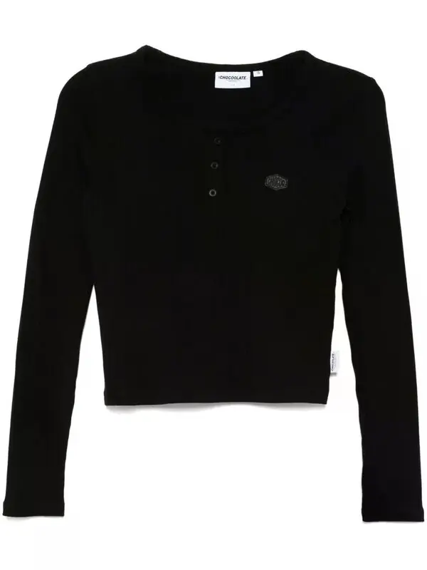 CHOCOOLATE Logo-patch T-shirt