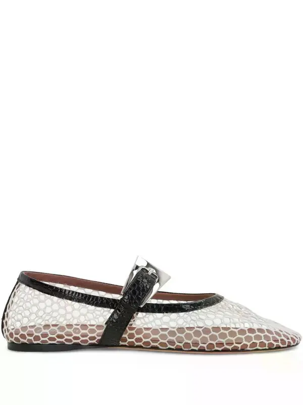 Paris Texas Sveva Ballerina Shoes - White