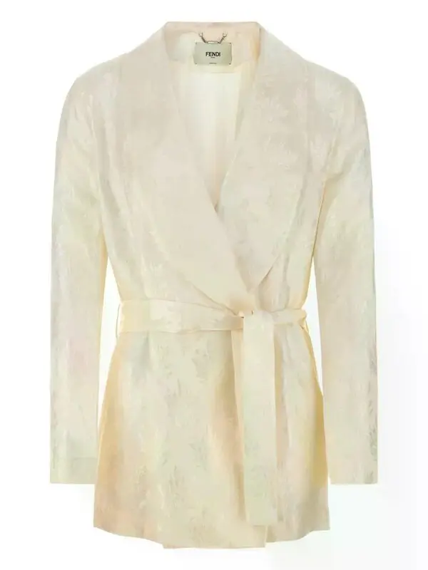 Fendi Silk Wrap Jacket