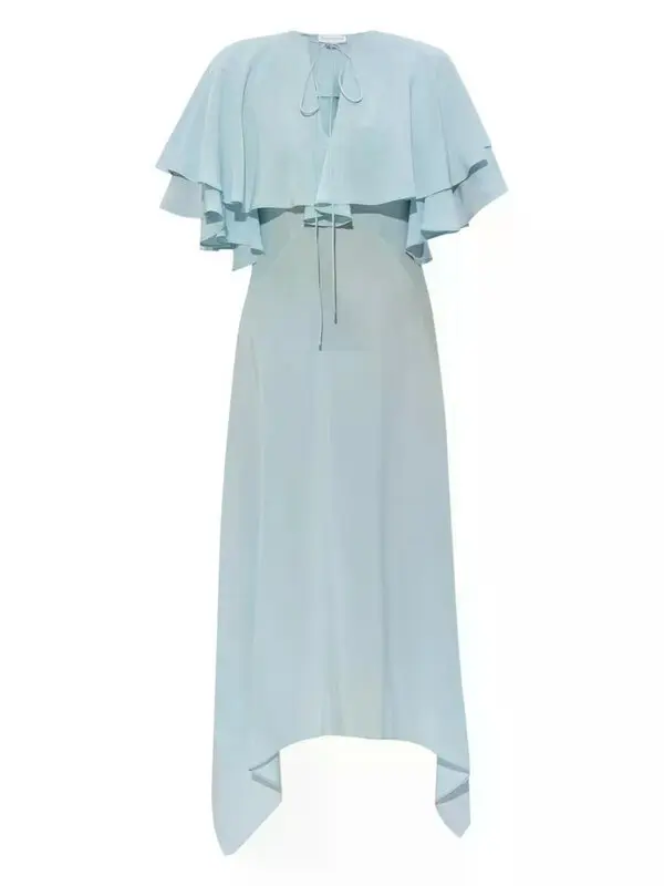 Stella McCartney Layered Semi-sheer Midi Dress