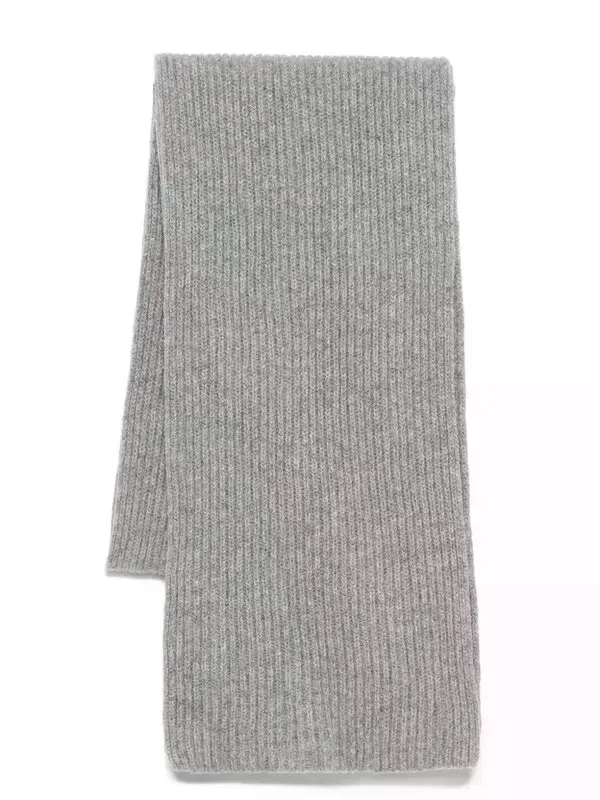 REMUS UOMO Ribbed Scarf - Grey