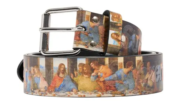 Supreme Last Supper Leather Belt