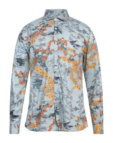 MESSAGERIE Patrizio Piscaglia Shirt Size Cotton - Blue