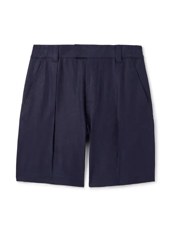 Loro Piana Reinga Wide-leg Bermuda Shorts - Blue