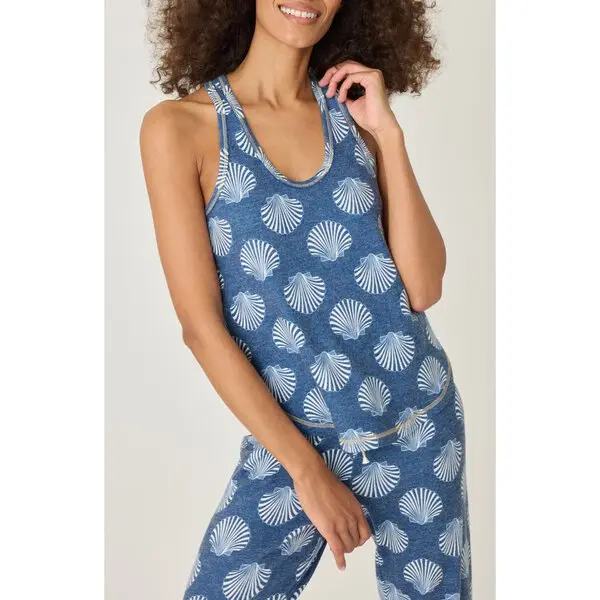 PJ Salvage Maritime Racerback Tank - Harbor