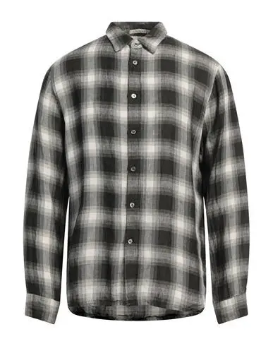 Crossley Shirt Charcoal Size Linen