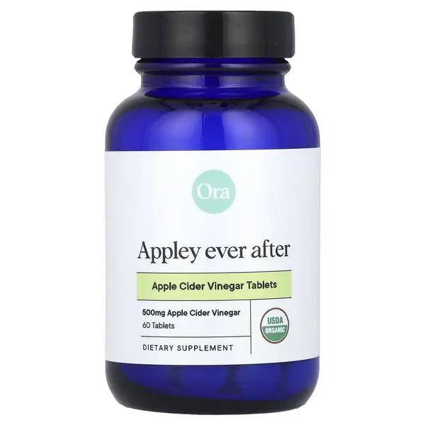ORA ORGANIC Appley Ever After Apple Cider Vinegar Tablets 60 Tablets