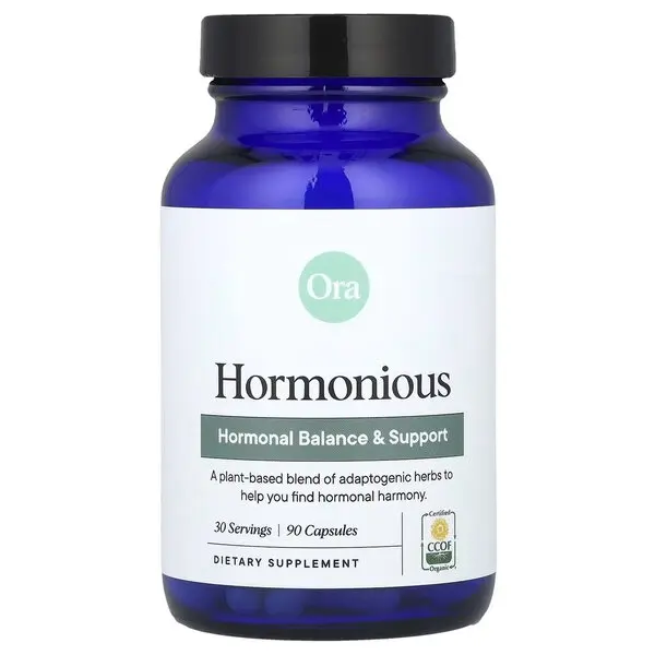 ORA ORGANIC Hormonious: Hormonal Balance & Support Capsules 90 Capsules