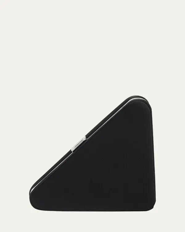 Prada Raso Triangle Clutch