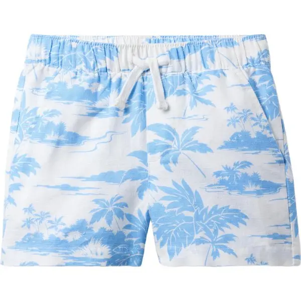 Janie And Jack Printed Shorts - White