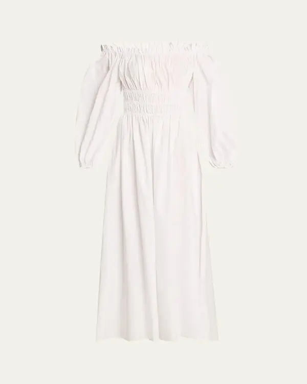 Caroline Constas Raquela Off-Shoulder Maxi Dress Raquela