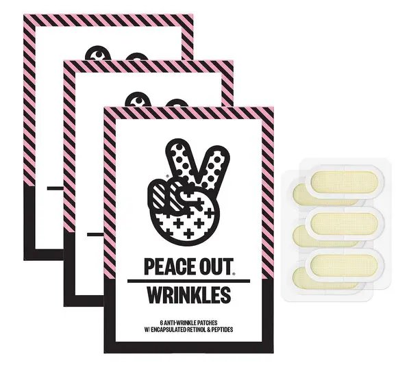 PEACE OUT Wrinkle Patches Trio Set Of 18