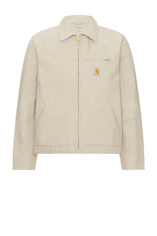 Carhartt Work In Progress Detroit Jacket - Stone Canvas Dusky Beige & Dusky Beige
