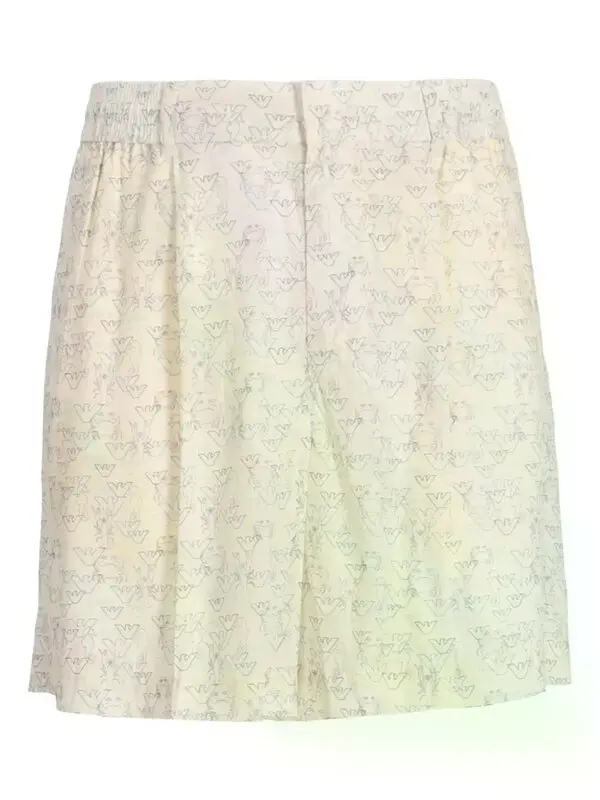 Emporio Armani All-over Logo Shorts