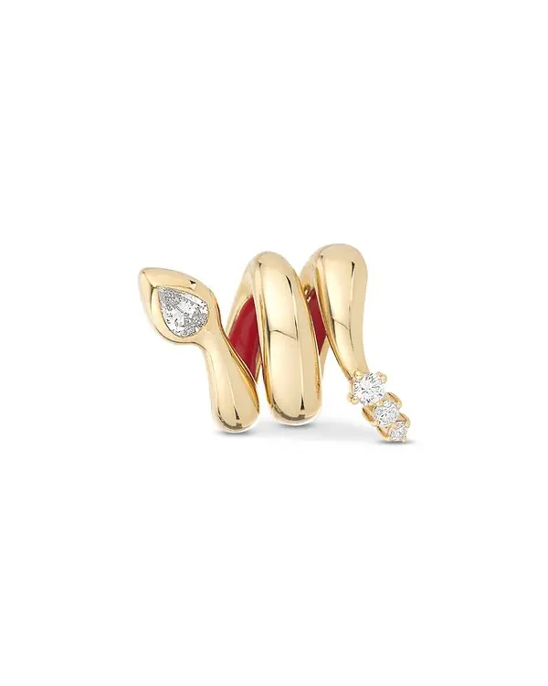 Adina Reyter 14k Gold Diamond Wrap Bead