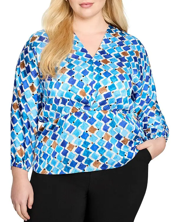 NIC+ZOE Sea Glass Sofia Top