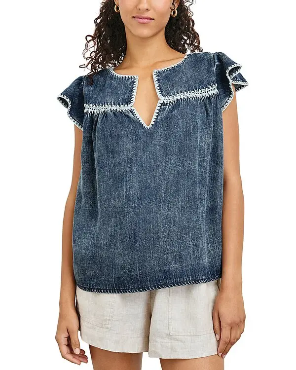 Rails Tafia Relaxed Fit Cap Sleeve Top