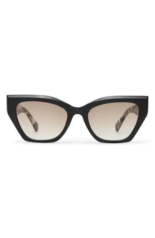 AIRE Persei 51mm Cat Eye Sunglasses - Black / Charcoal Tort