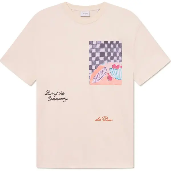 LES DEUX Cena Relaxed Graphic T-shirt