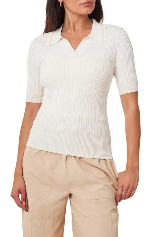 Scotch & Soda Short Sleeve Ribbed Polo Sweater