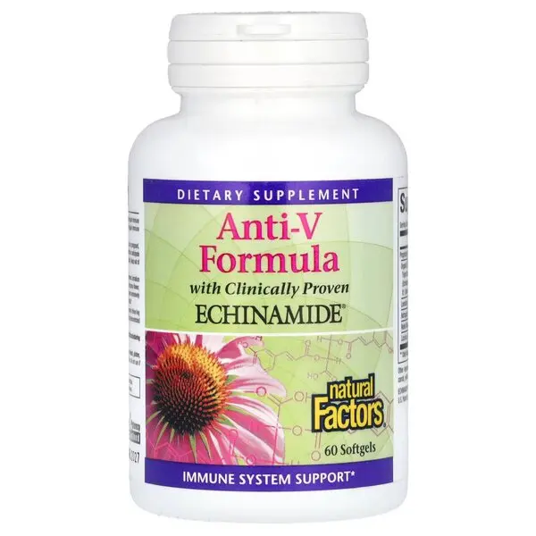 NATURAL FACTORS Anti-v Formula 60 Softgels