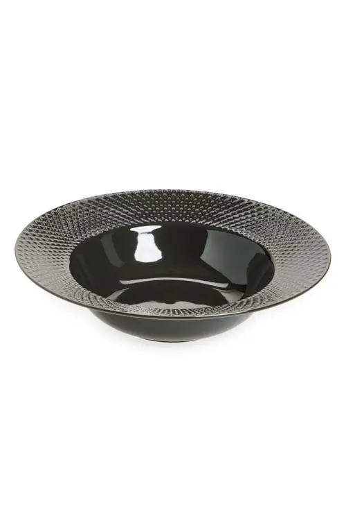 LYNGBY PORCELAEN Rhombe Earth Soup Plate