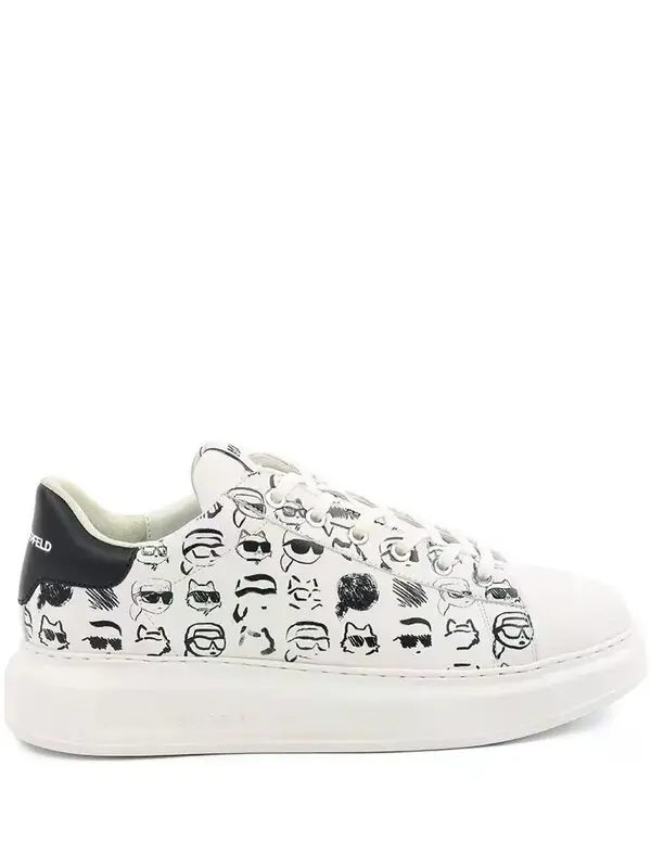 Karl Lagerfeld Logo Print Sneakers