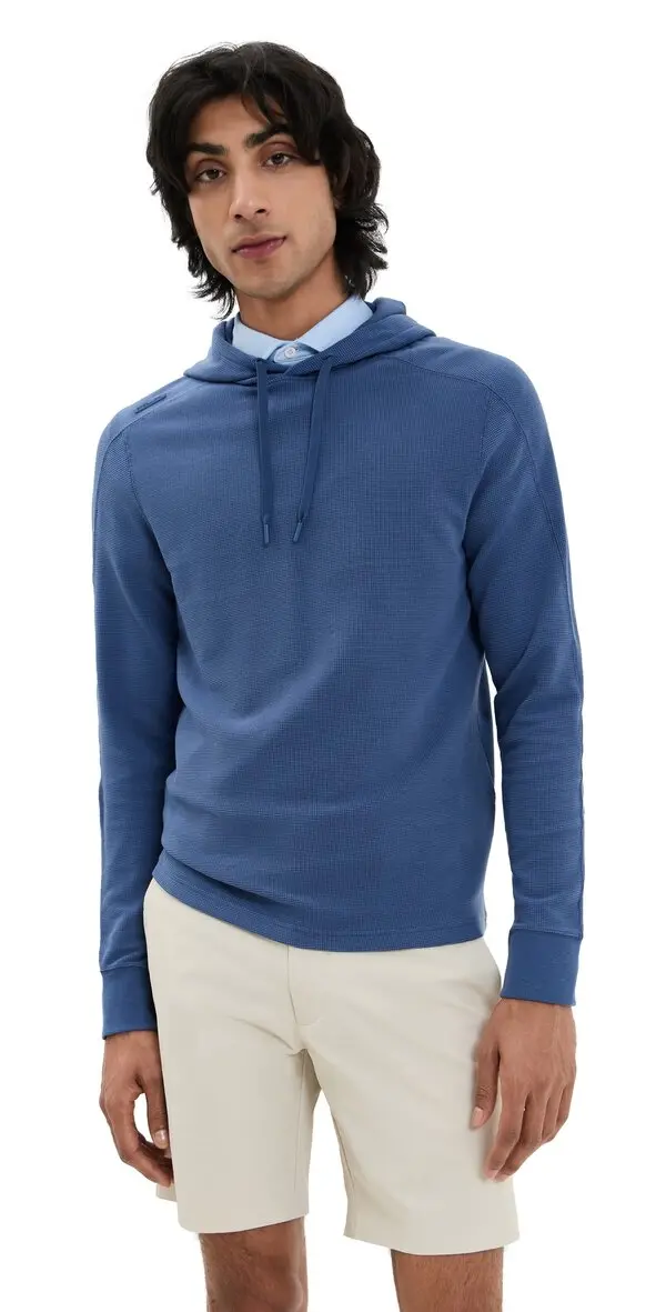 Ralph Lauren Long Sleeve Tech Waffle Hoodie - Old Royal
