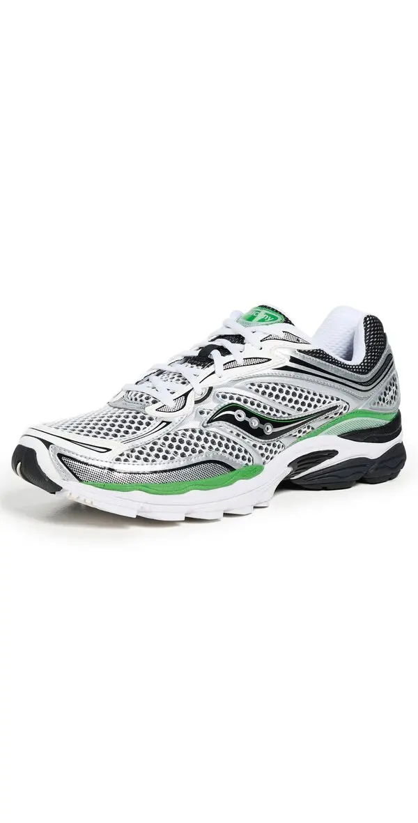 Saucony Progrid Omni Sneakers - Silver/green